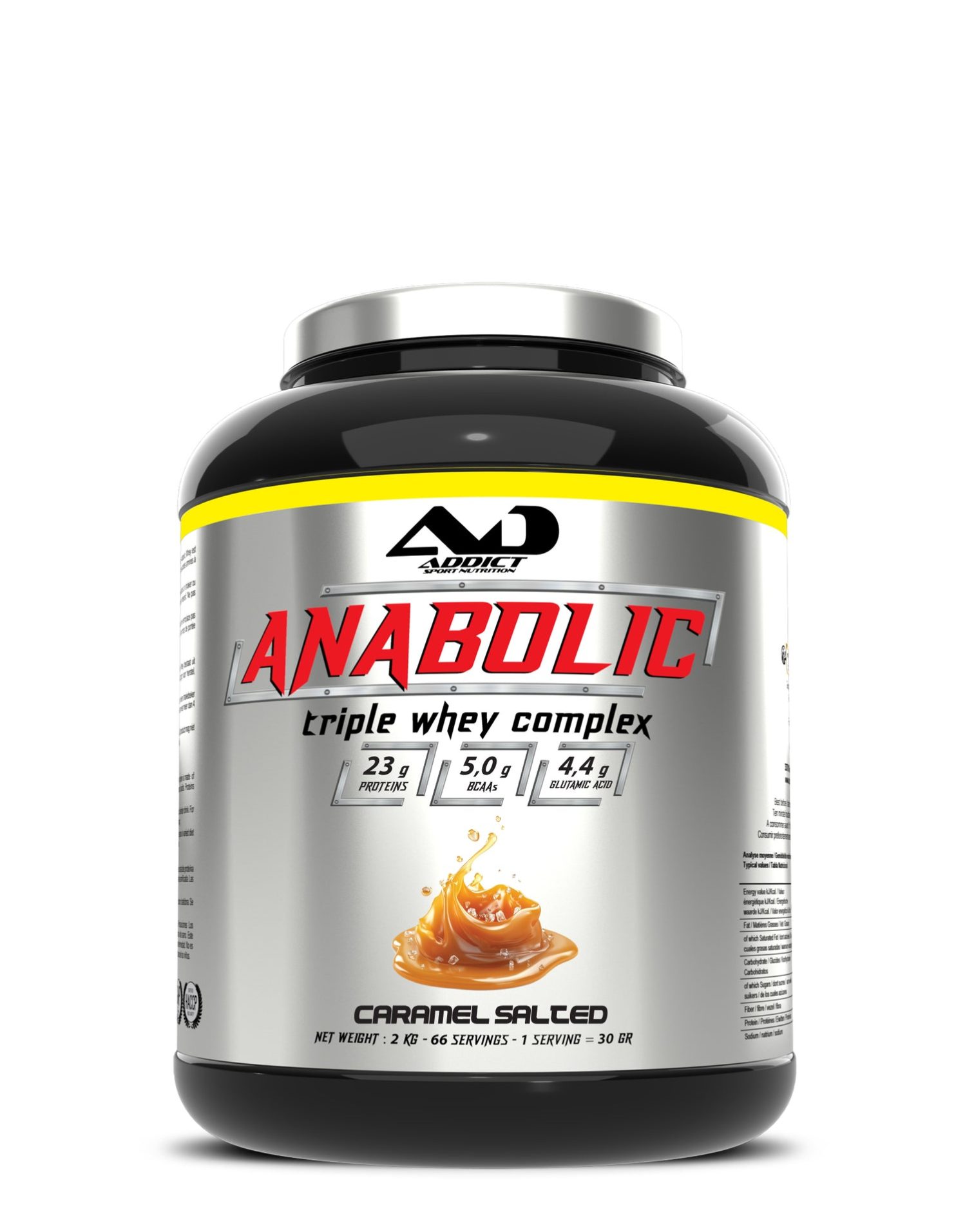 ANABOLIC WHEY COMPLEX : Tri protéines – Addict Sport Nutrition